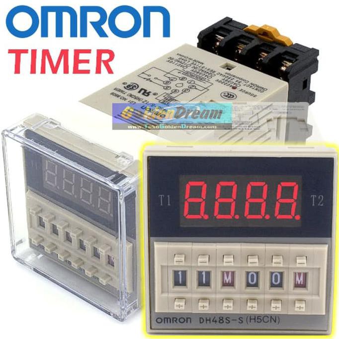 Jual Ini Omron Dh48S-S Digital Timer Precision Delay Time Relay Twin ...