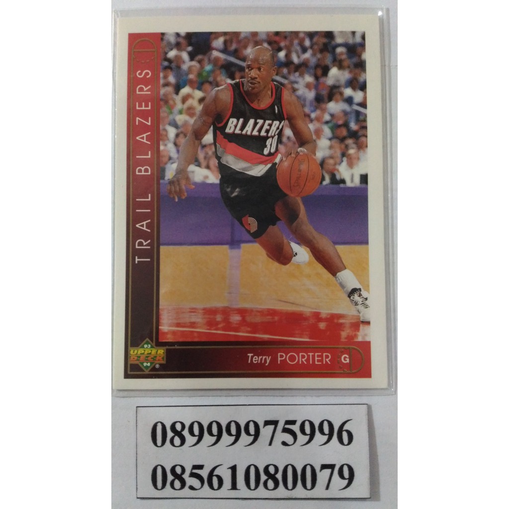 Jual Kartu Basket - Basketball Card 1993-94 UD 105 Terry Porter ...