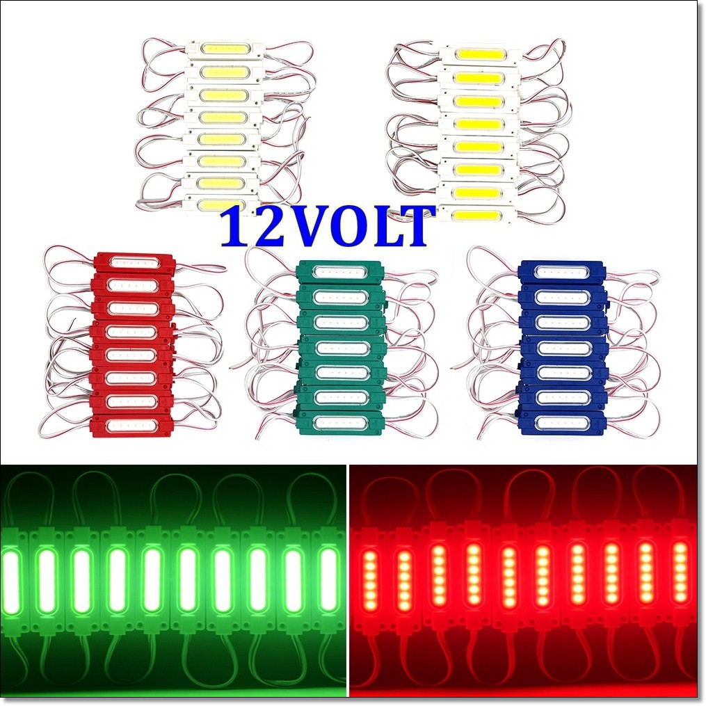 Jual LED MODUL COB 2W 12V/ LED MODULE WATERPROOF / LAMPU MOBIL / LAMPU ...
