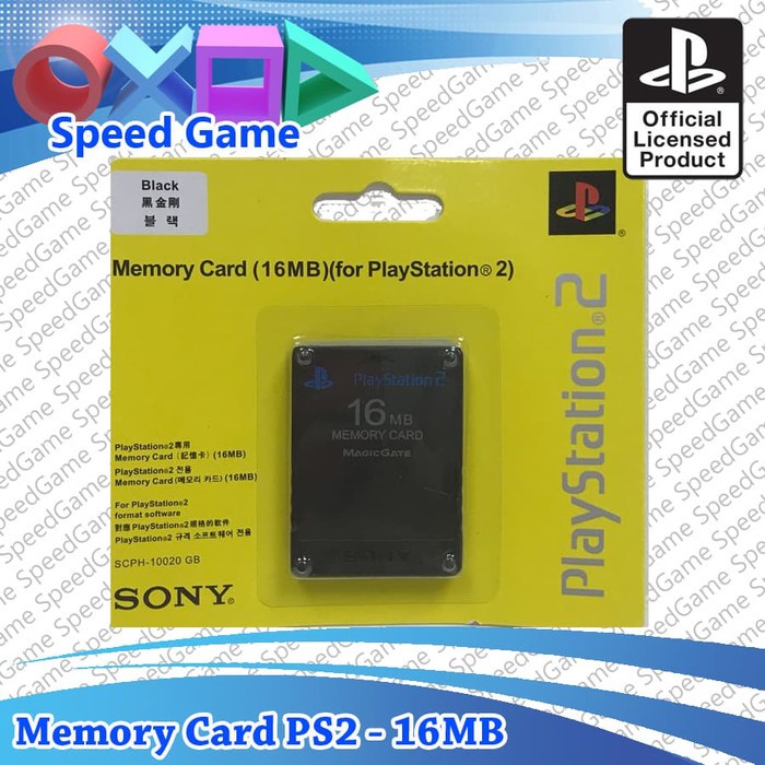Jual Jual MC MEMORY CARD PS2 PS 2 16MB HITAM Eksklusif | Shopee Indonesia
