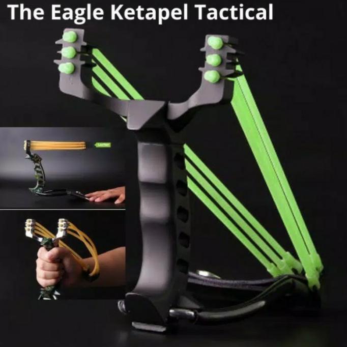 Jual Katapel aluminium anlook desert eagle-slingshoot tactical | Shopee ...