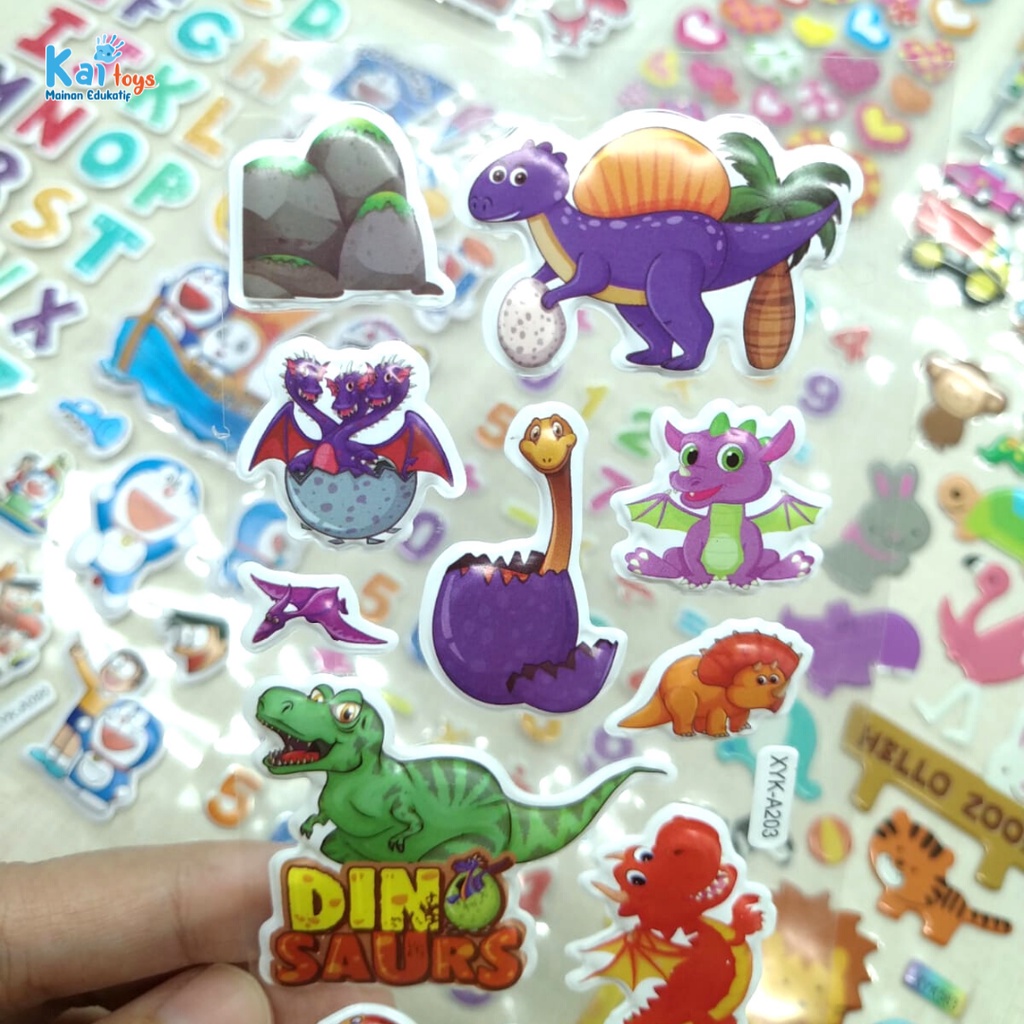 Jual Sticker Timbul 3D / Sticker Anak Perempuan / Sticker 3D Sticker ...