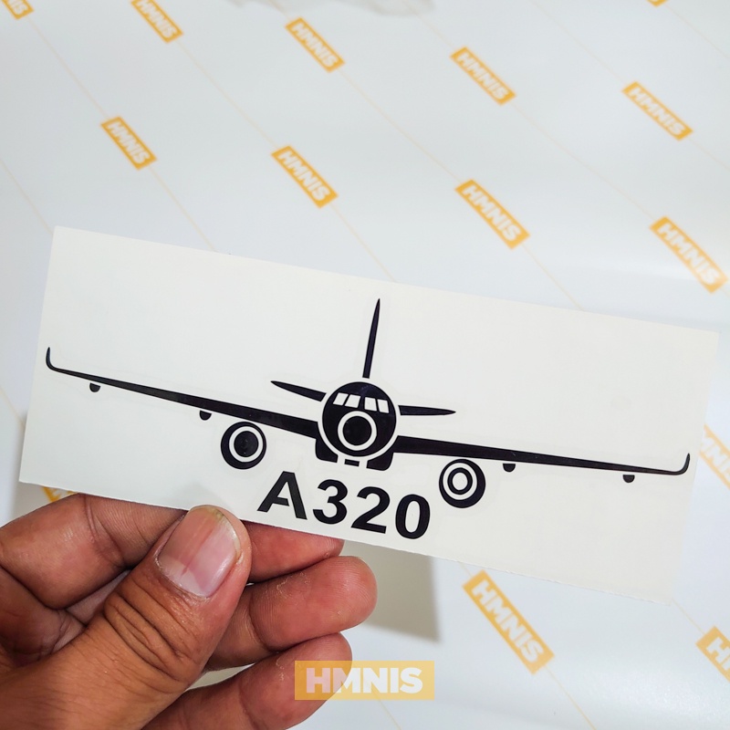 Jual Sticker Pesawat Airbus 320, Sticker A320 Airplane, Airbus A320 ...