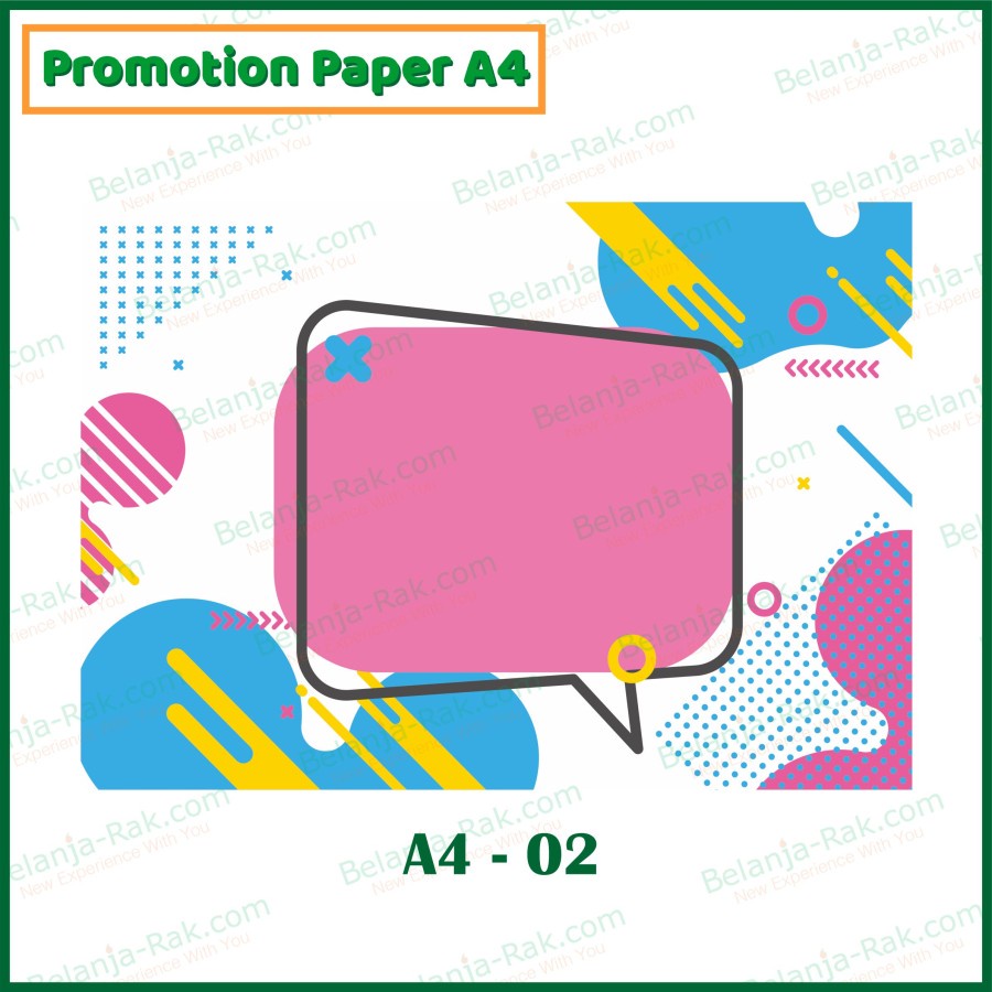 Jual Promotion Paper Kertas Promosi Berbagai Ukuran | Shopee Indonesia