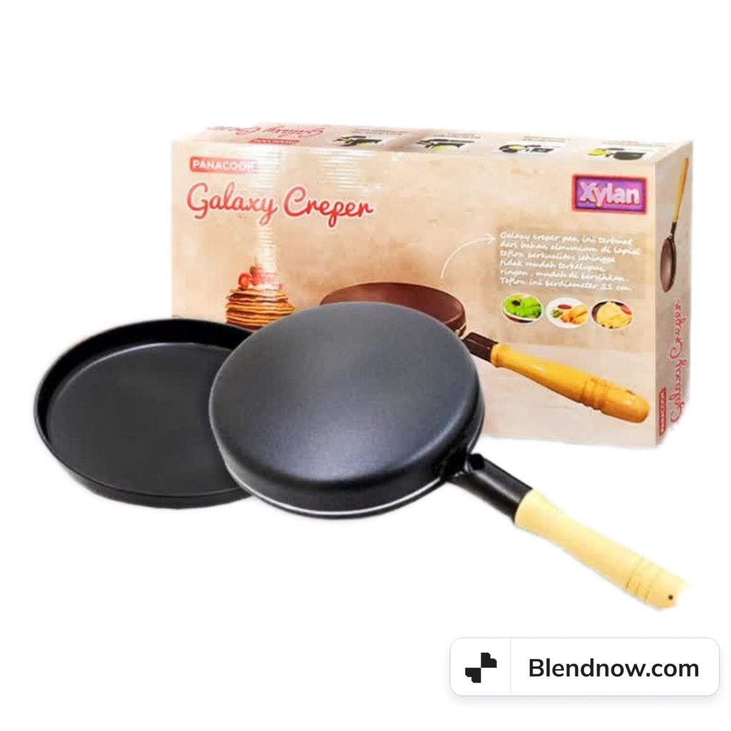 Jual Teplon / Crepers Pan / Galaxy Crepers 21Cm | Shopee Indonesia
