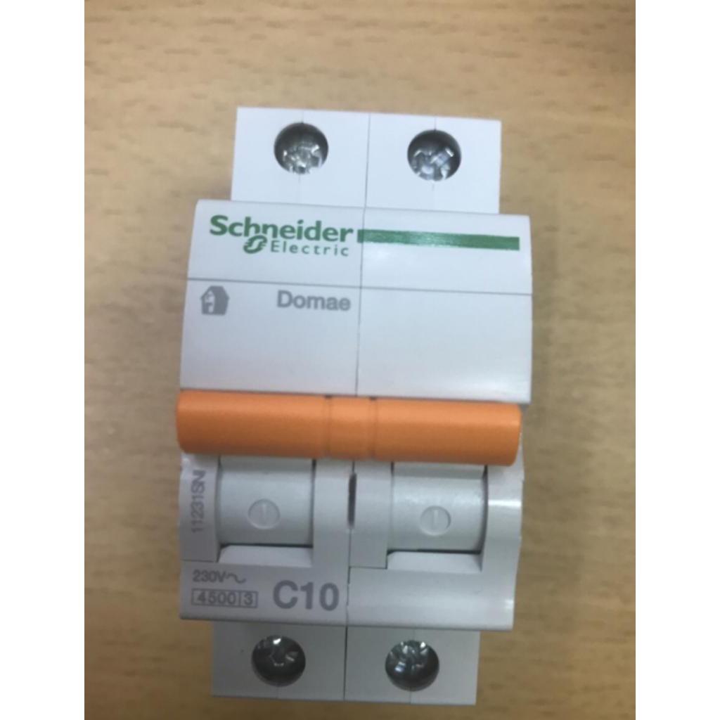 Jual MCB Schneider 2phase 10A /MCB 2P 10A / MCB schneider domae 2P 10A | Shopee Indonesia