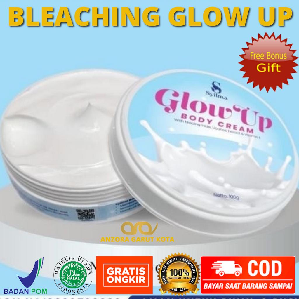 Jual SYILMA GLOW UP BODY CREAM BLEACHING GLOW UP LULUR ANZORA SABUN SSO ...