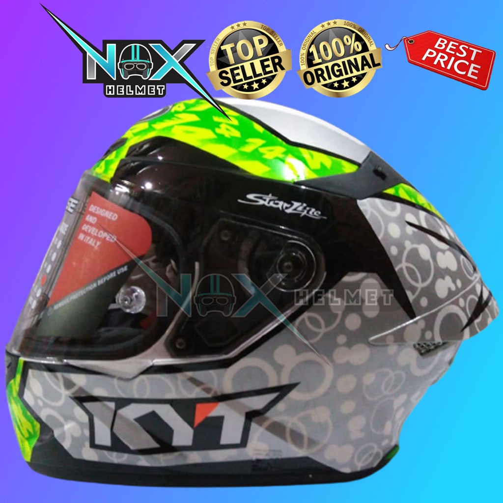 Jual Helm KYT TT COURSE ARBOLINO Fullface (Ongkir 3 kg) | Shopee Indonesia