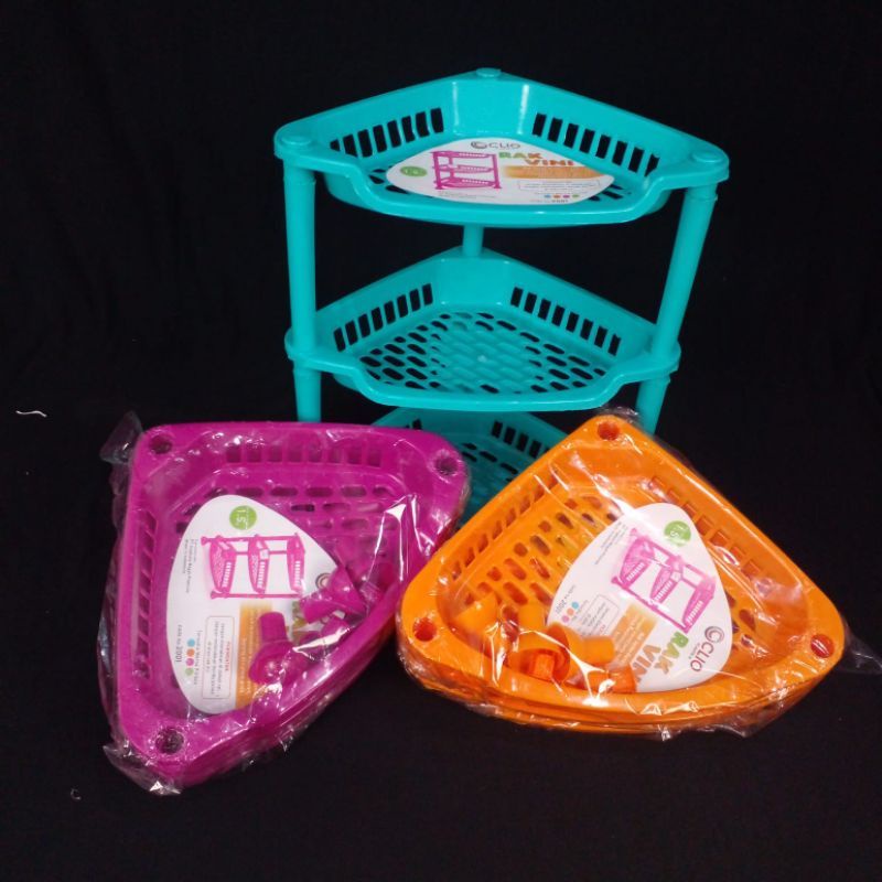 Jual rak clio segitiga/rak sudut/rak segitiga/rak bumbu/rak dapur ...