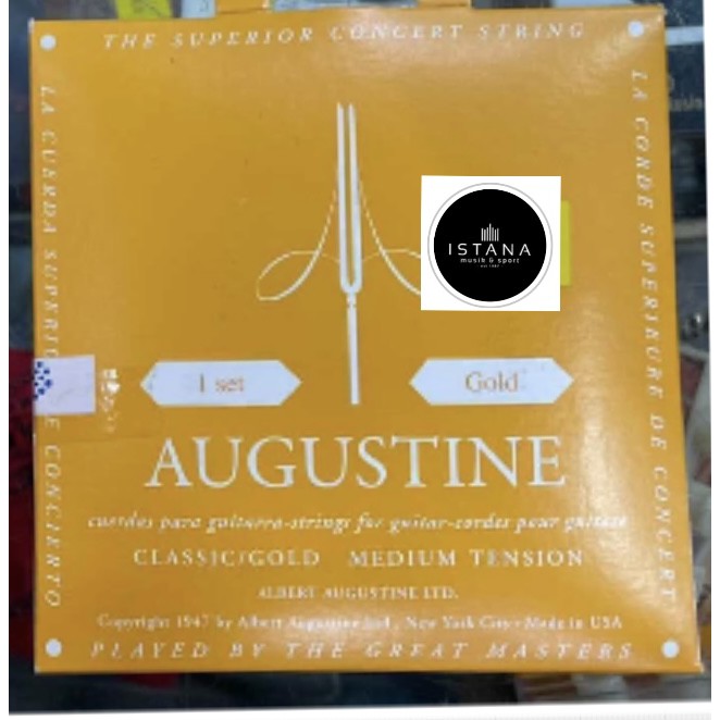 Jual Senar Classic Agustine Gold | Shopee Indonesia