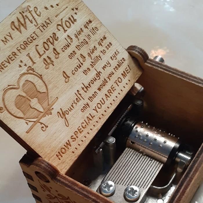 Jual Kotak Musik / Kotak Musik Ukiran Cantik Romantis Lagu You Are My ...