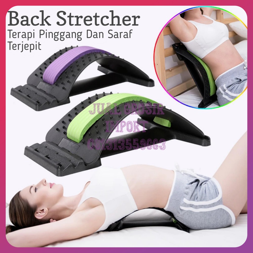 Jual BACKCARE PLUS Alat Terapi Pinggang & Tulang Punggung Belakang - Back stretcher | Shopee ...