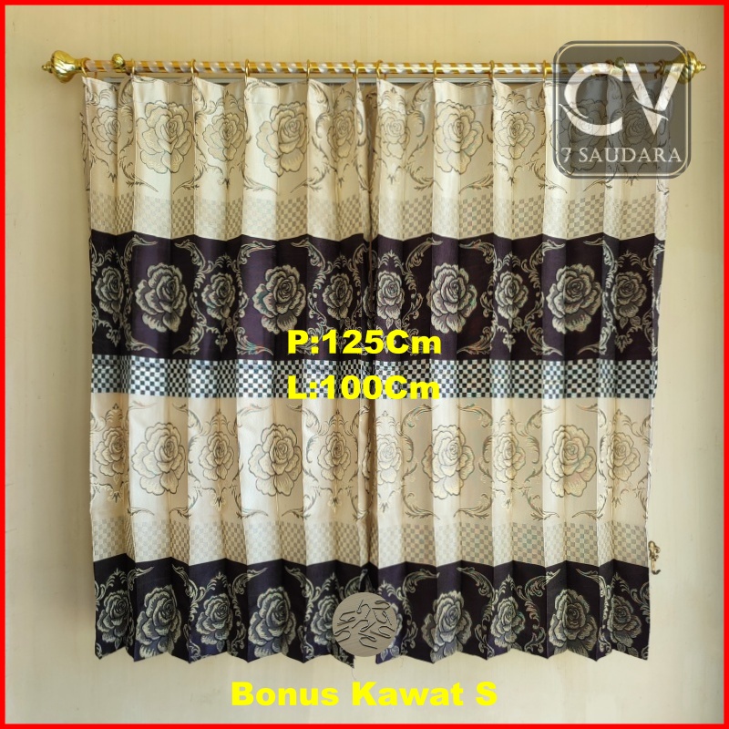 Jual Gorden Jendela Kamar Korden Jendela Pendek Gorden Kamar Tidur ...