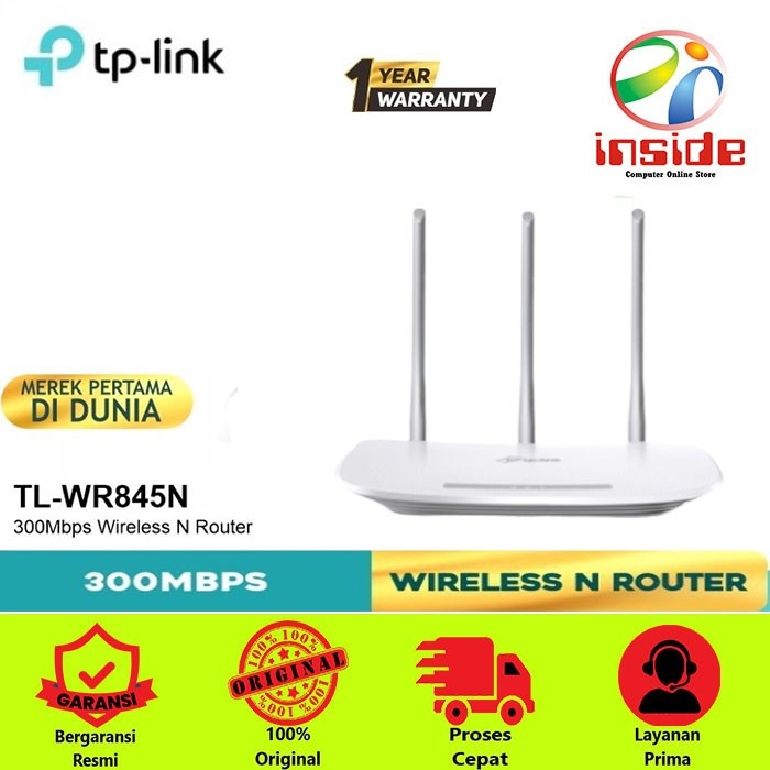 Jual TP-LINK TL-WR845N 300Mbps Wireless N Router | Shopee Indonesia