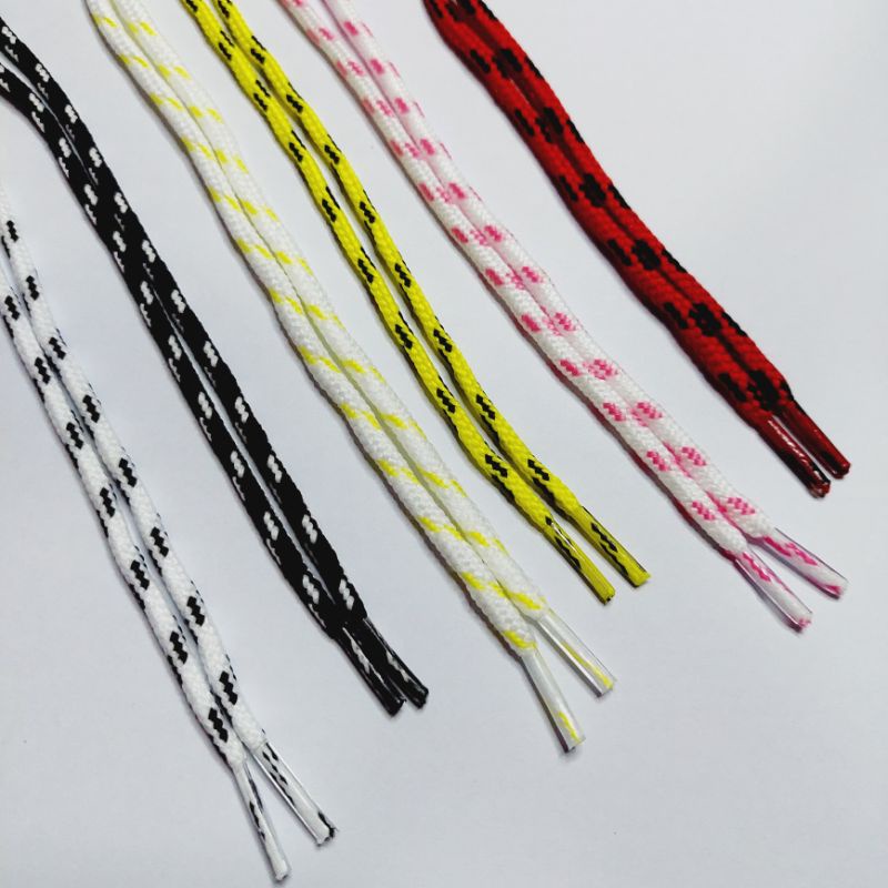 Jual Tali Sepatu Bulat Motif (MINIMAL 5 PASANG bisa campur warna ...