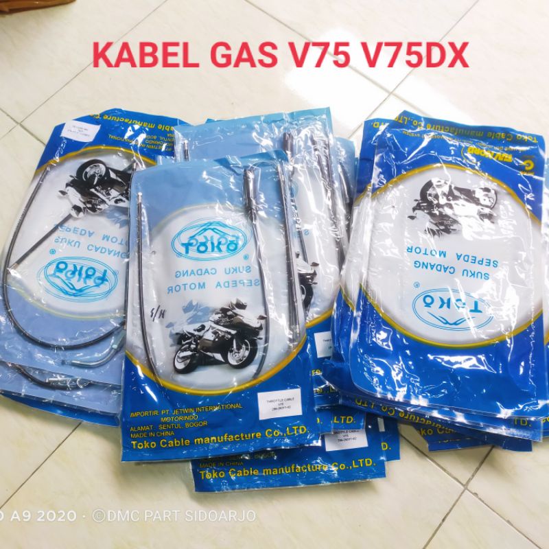 Jual THROTTLE CABLE / KABEL TALI GAS ASSY Yamaha V70 V75 V75DX V75E | Shopee Indonesia