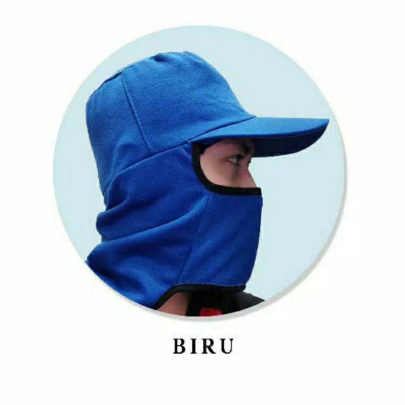 Jual Kupluk Masker Balaclava Multifungsi Ninja Kupluk Polar 6 in 1 Full ...