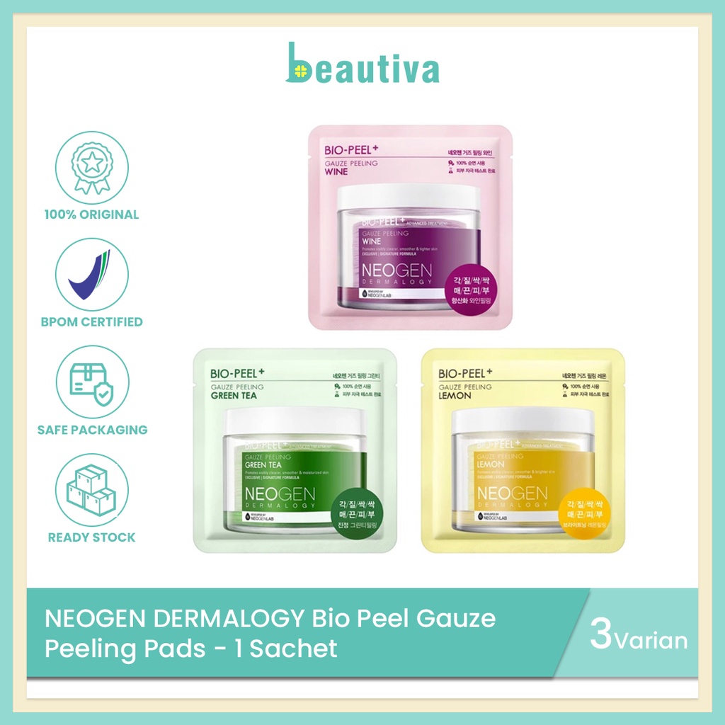 Jual NEOGEN DERMALOGY Bio-Peel Gauze Peeling Pads - 1 Sachet | Shopee Indonesia