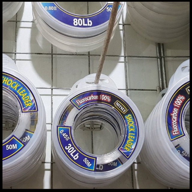 Jual Senar pancing leader mitsui 50m leader flourocarbon | Shopee Indonesia