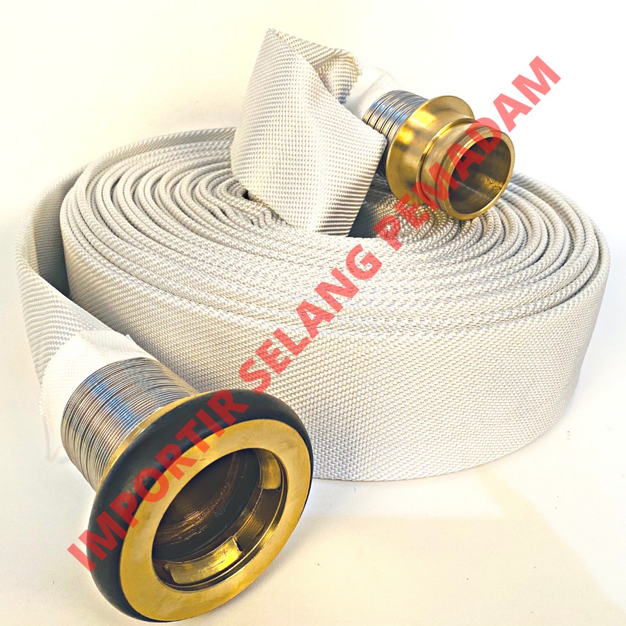 Jual Selang Pemadam 2.5"x30m Canvas Kanvas 13bar Fire Hose Selang ...