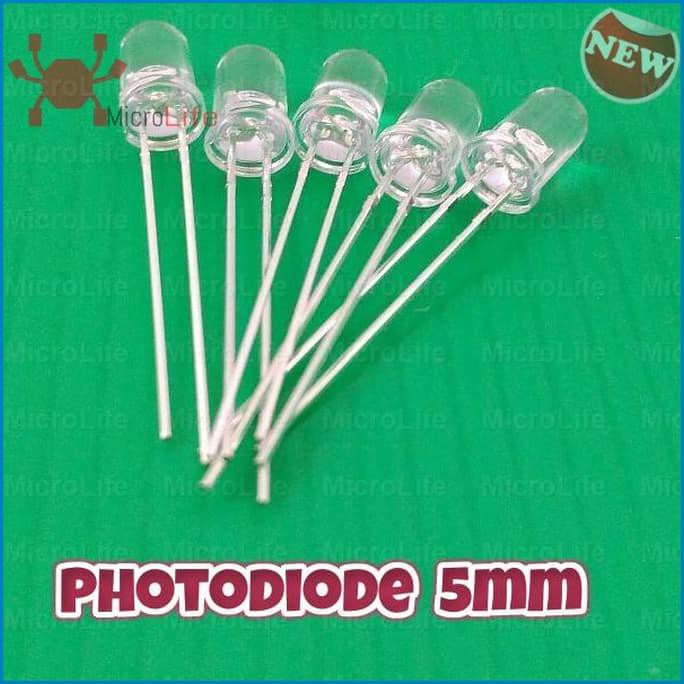 Jual Dijual Photodiode 5Mm Photodioda Sensor Cahaya Terlaris | Shopee Indonesia