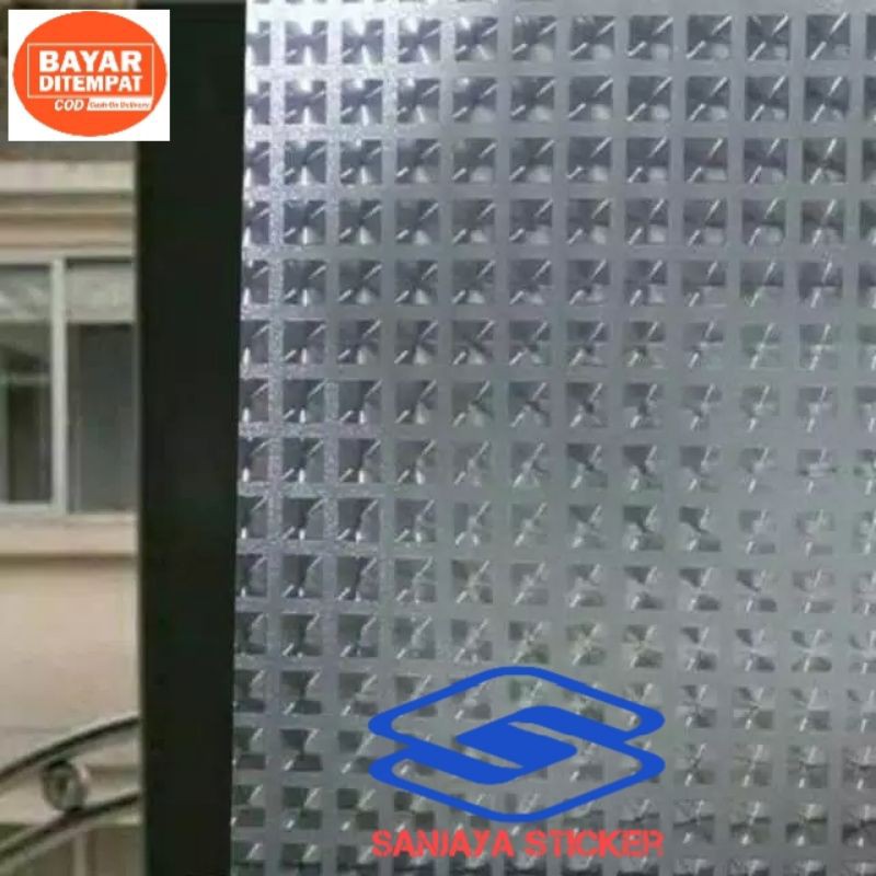 Jual Sticker kaca Stiker kaca sanblas motif 3D Stiker kaca jendela ...