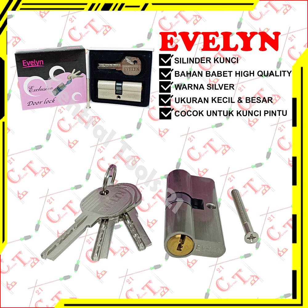 Jual Cylinder Silinder Kunci Pintu Ukuran Kecil Besar Cilinder Anak ...