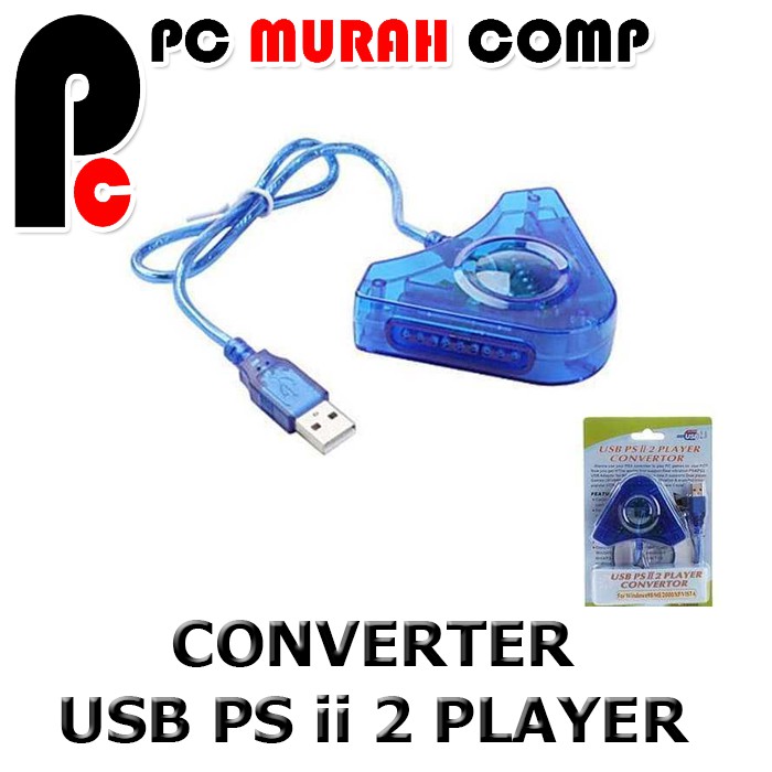 Jual Ps2 To Usb Controller Converter (Blue) | Shopee Indonesia