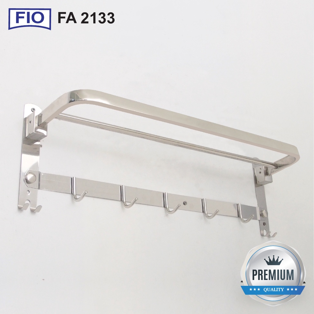 Jual Rak Handuk Stainless 2 Baris Lipat Fiorentino FA2133A | Shopee ...
