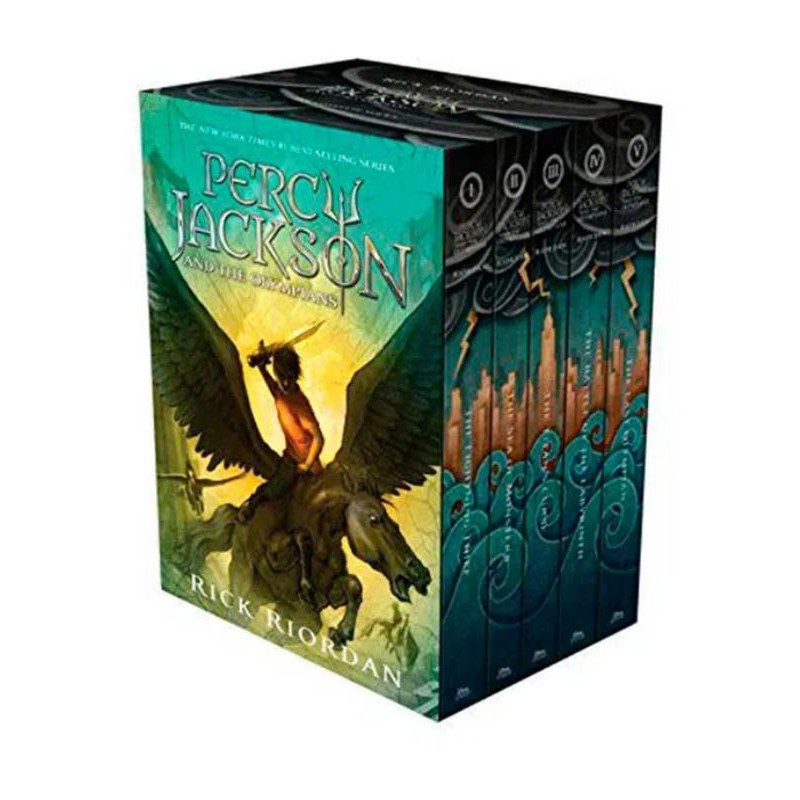 Jual Rick Riordan - Percy Jackson and the Olympians series box set ...