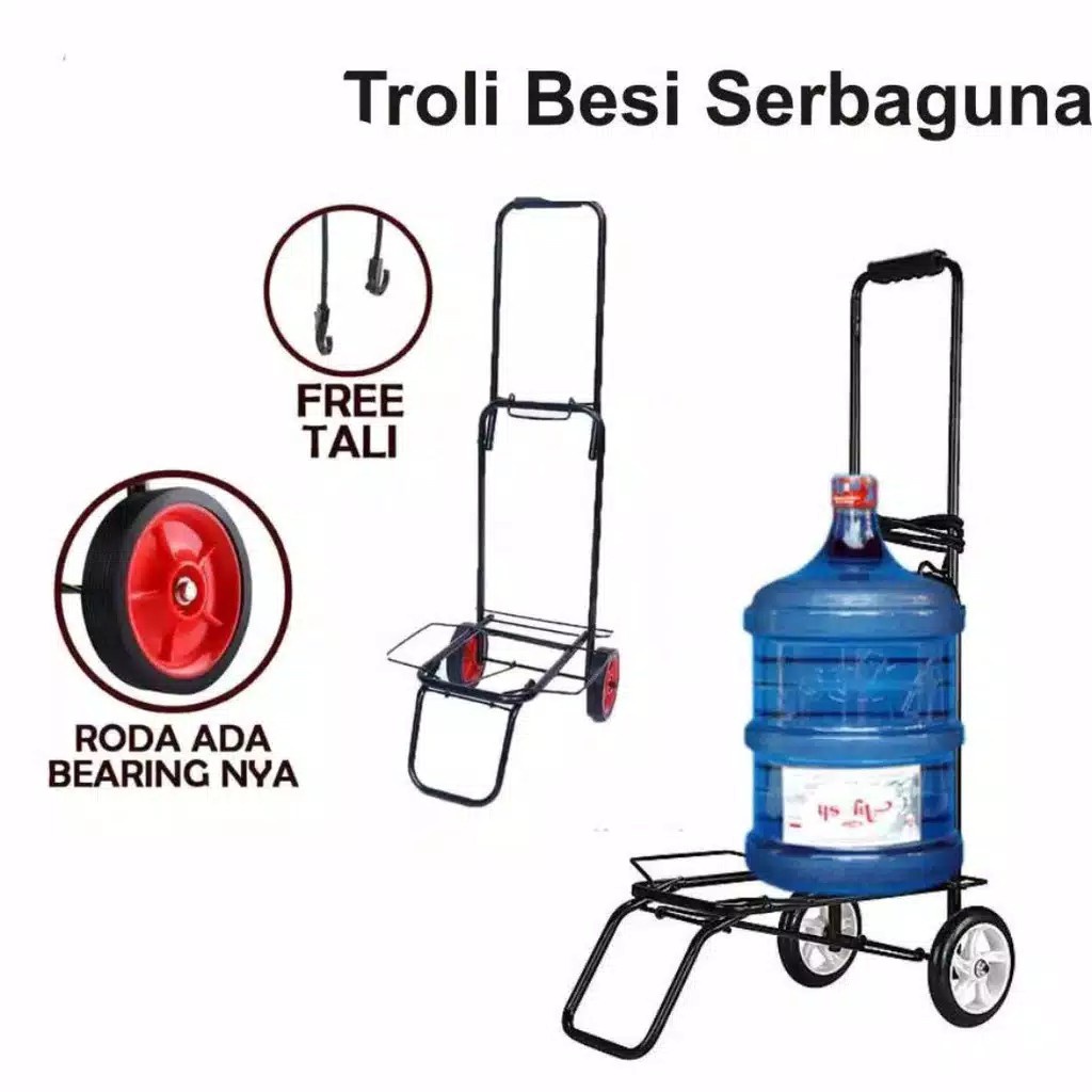 Jual {YM} Troly lipat bawa aqua galon troli lipat bawa gas trolley ...