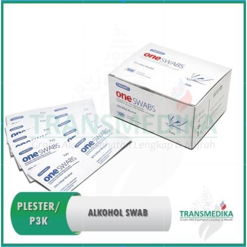 Jual oneswab / Onemed Alkohol Swab Kapas Alkohol One Swabs / Oneswabs ...