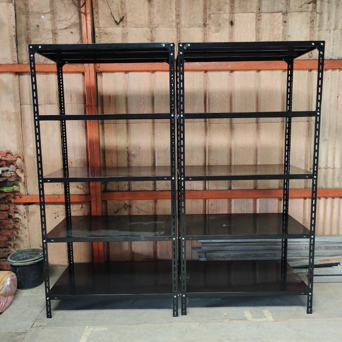 Jual Rak gudang besi murah 5 susuun L40 P100 T200 | Shopee Indonesia