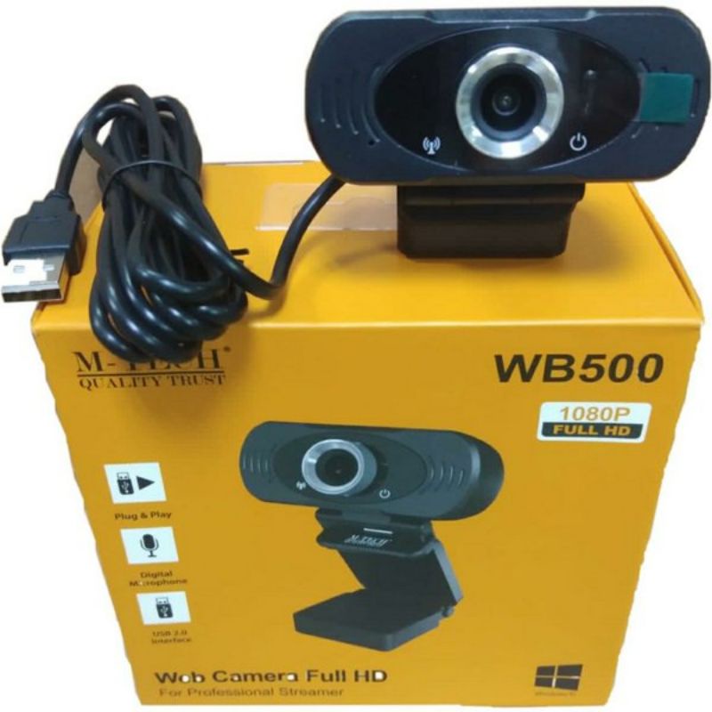 Jual webcam external laptop/pc m tech wb 500 original | Shopee Indonesia