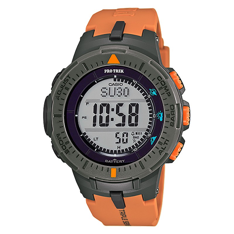 Jual Jam Tangan Pria Casio Pro Trek PRG-300-4DR Tough Solar Resin Band ...