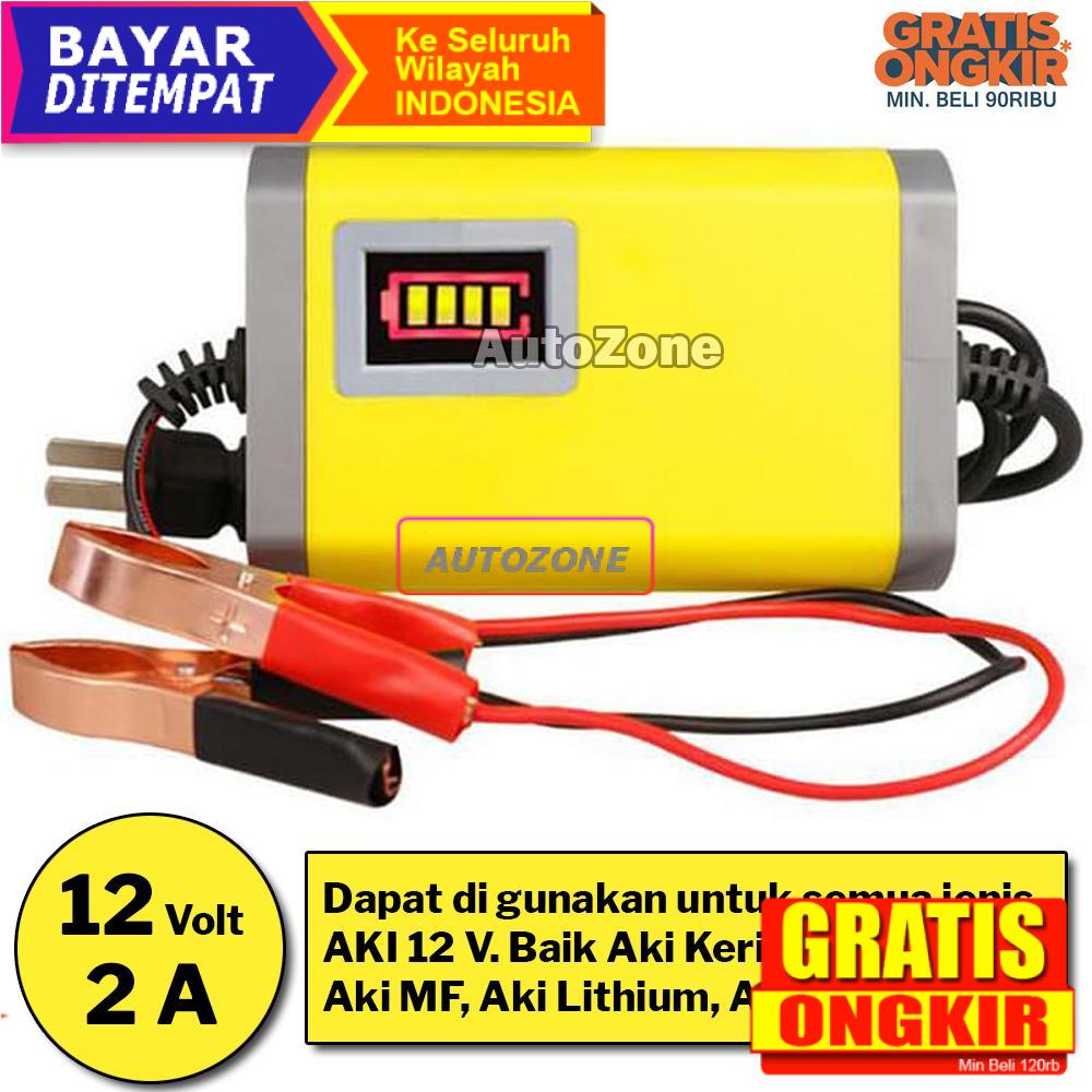 Jual Charger Aki Motor Mobil Portable Otomatis Auto On Off - Charger ...