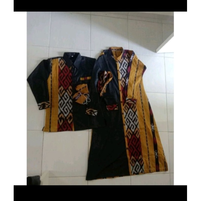 Jual sarimbit//couple set tenun//couple etnik//couple set kondangan ...