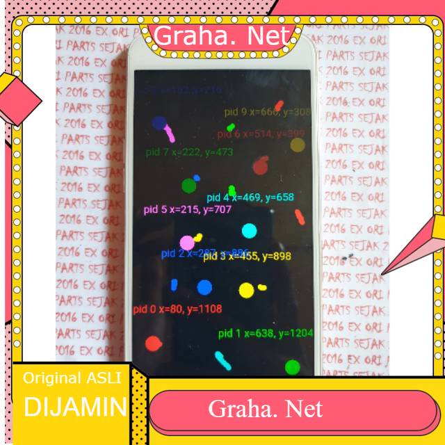 Jual LAYAR LCD TOUCHSCREEN FULLSET FRAME SENTUH KACA GLASS ASLI F1S F1 ...