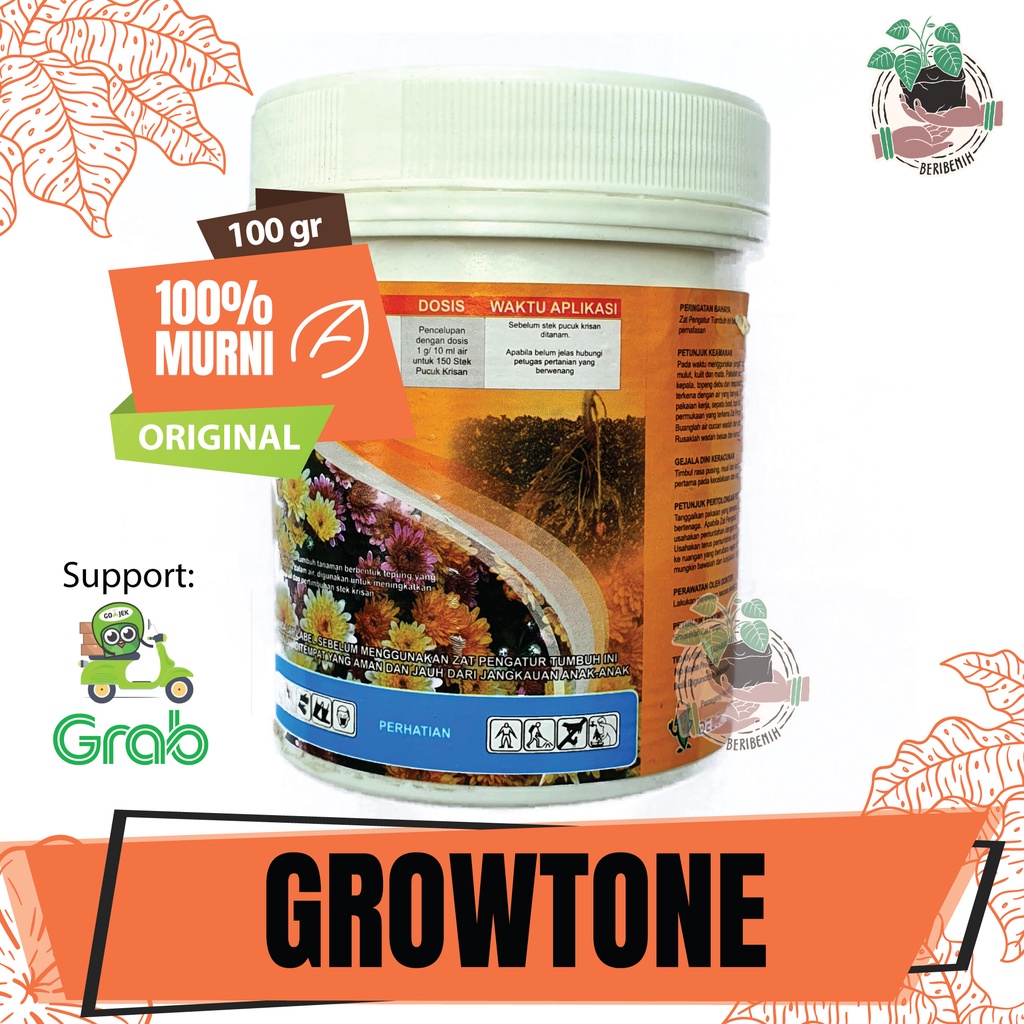 Jual Growtone Hormon Pertumbuhan Akar Pupuk Penumbuh Akar Tanaman Hias ...
