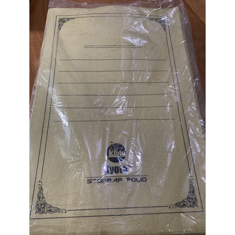 Jual (50pcs) Map Kertas Folio / Stopmap | Shopee Indonesia