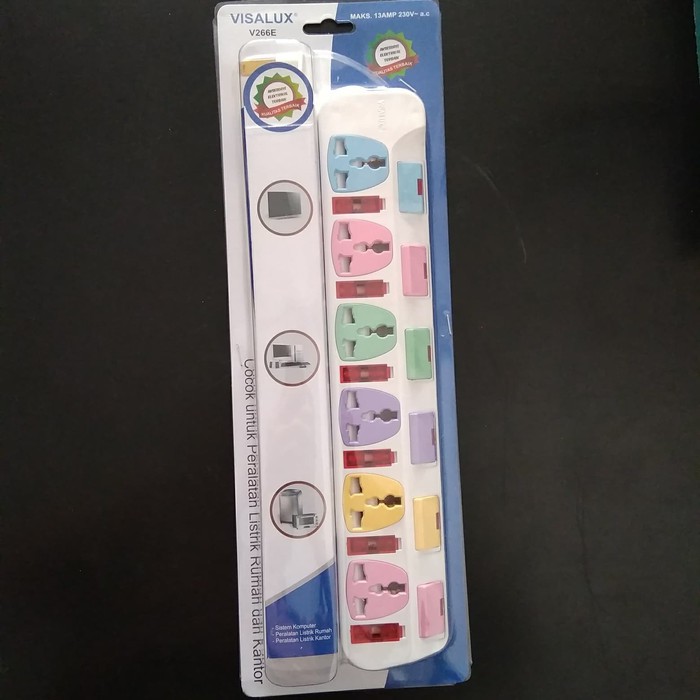 Jual V266E VISALUX EX KABEL = 6 PORT X13A X 2.5 Meter V266E WARNA WARNI ...
