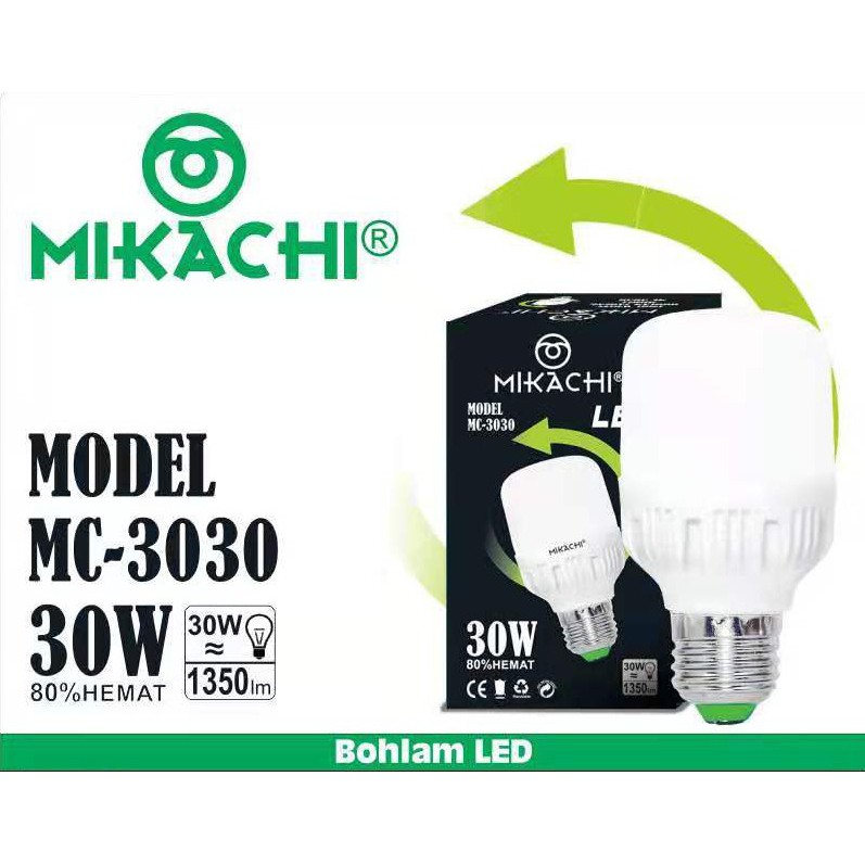 Jual Lampu Bohlam LED MIKACHI 30 watt | Shopee Indonesia