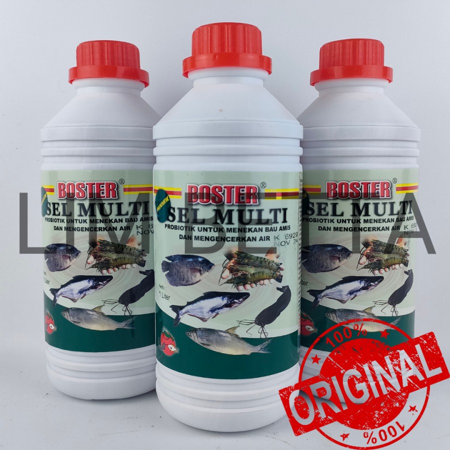 Jual BOSTER SEL MULTI 1 LITER / PROBIOTIK CAIR IKAN DAN UDANG | Shopee ...