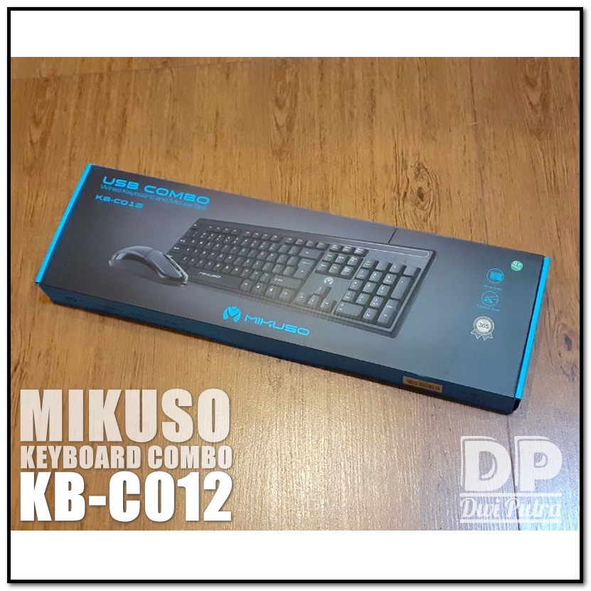 Jual KEYBOARD COMBO MIKUSO KB-C012 OFFICE // USB 104 KEY KEYBOARD+MOUSE ...