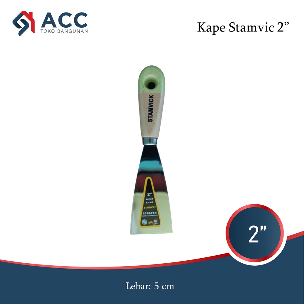 Jual Stamvick Kape Gagang 2 inch / Kape Besi / Skrap Besi | Shopee ...