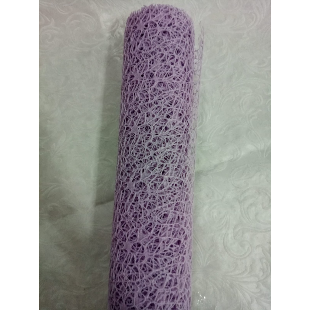 Jual Kain Flower Bunga Jala Besar / Kain Jaring Besar Per 50cm | Shopee ...