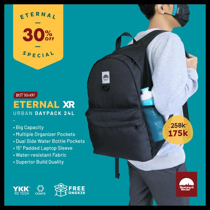 Jual (TERBARU) ETERNAL XR 24L | URBAN DAYPACK - BACKPACK - TAS RANSEL ...