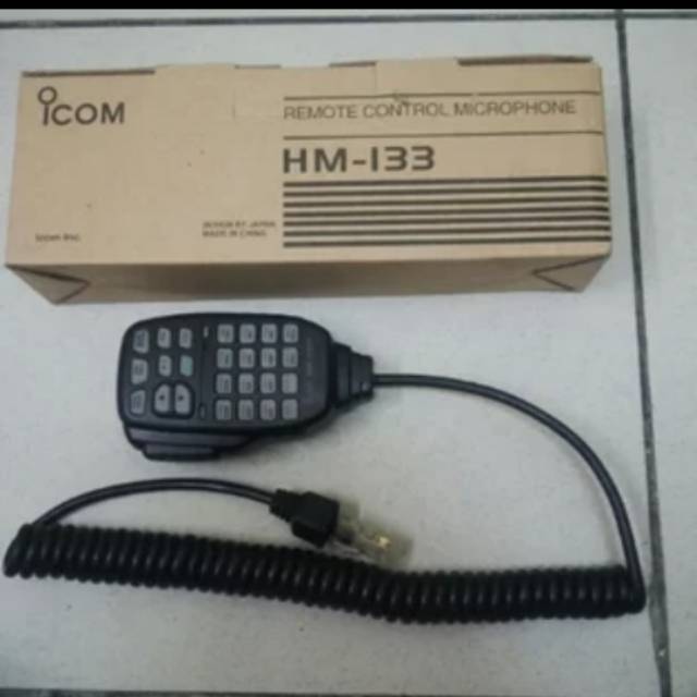 Jual HAND MIC / EXTRA MIC RIG ICOM HM-133V | Shopee Indonesia