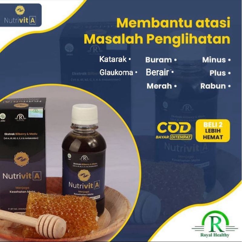 Jual NUTRIVIT A || Obat Herbal 100% Asli || Original dan sudah BPOM RI ...