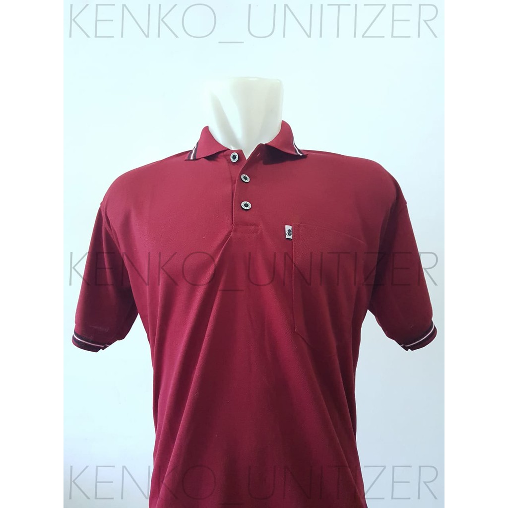 Jual UNITIZER LS ( XL ) Kaos Polo Pria shirt SAKU KANTONG / Kaos Kerah ...